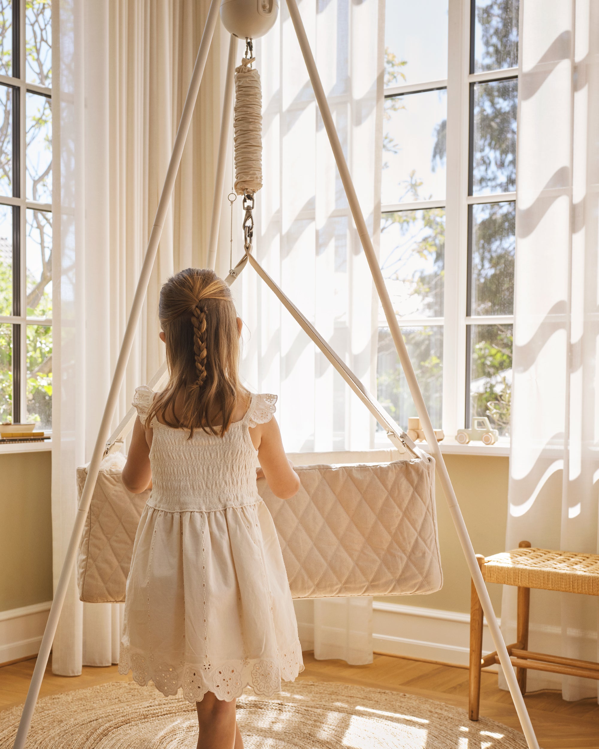 Oval & Rectangular Cradle with Motor and Tripod Stand